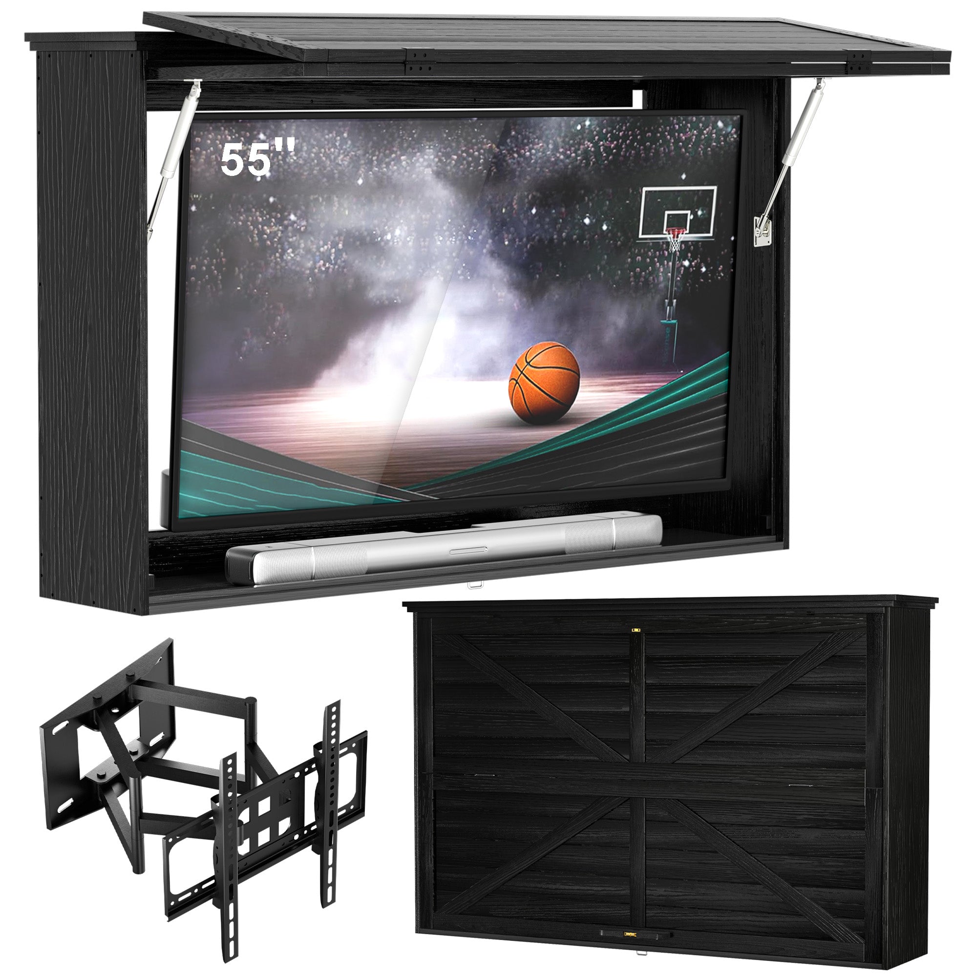 Outdoor tv hutch store